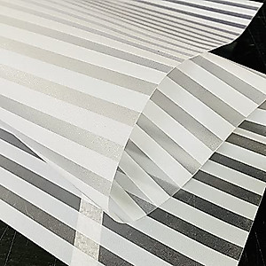 YUTR Shutters Matte Window Film Glass Self Adhesive Frosted Tint Opaque Privacy Sticker for Home Decals (Color : As Shown, Size : 60 x 300 cm)