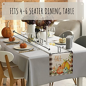 Decorative Fall Table Runner for Home Decor - Perfect Autumn and Thanksgiving Decorations for Your Home