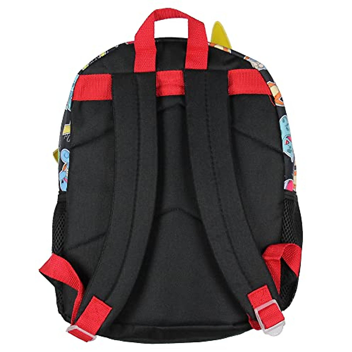 Bioworld Pokemon Backpack 3D Pikachu Bulbasaur Squirtle Charmander 14" Kids School Travel Backpack