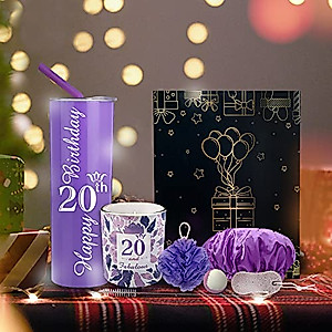 20th Birthday Tumbler, 20th Birthday Gifts for Girl, 20 Birthday Gifts, Gifts for 20th Birthday Girl, 20th Birthday Decorations, Happy 20th Birthday Gift, 20th Birthday Party Supplies