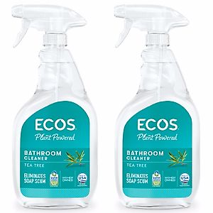 ECOS® Bathroom/Shower Cleaner with Tea Tree Oil, 22oz bottle by Earth Friendly Products ),22 Fl Oz (Pack of 2)