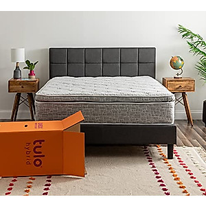 Tulo by Mattress Firm | 12 INCH Memory Foam Plus Coil Support Hybrid Mattress | Bed-in-A-Box | Plush Comfort | King