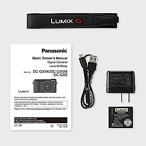 Panasonic LUMIX GX9 4K Mirrorless ILC Camera Body with 12-60mm F3.5-5.6 Power O.I.S. Lens, DC-GX9MK (USA Black)