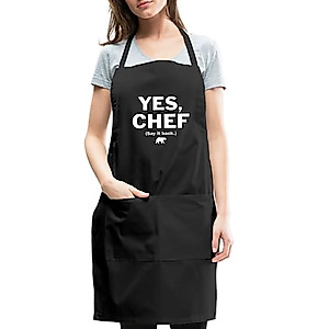 Yes Chef Say it Back Apron Carmy TV Show Quote Merch Gifts for Chef The Bear Kitchen Apron