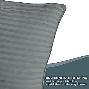 Utopia Bedding Bed Pillows for Sleeping King Size (Light Grey), Set of 2, Cooling Hotel Quality, for Back, Stomach or Side Sleepers