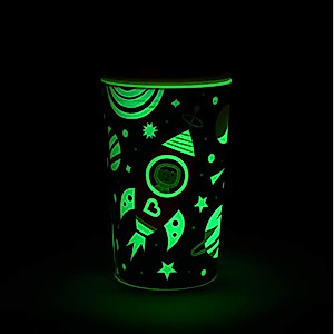 Munchkin® Miracle® 360 Degree Glow in The Dark Sippy Cup, 9 Ounce, Astronaut, Red