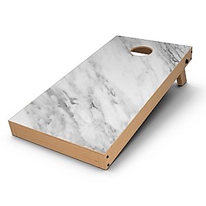 Design Skinz Marble Skin Set for Cornhole (Skin Only) - Slate Marble Surface V10