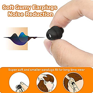 GOOJODOQ Bluetooth Sleep Headphones Bluetooth 4.2 Wireless Soft in-Ear Sleeping Earbuds, 18 Hours Music time, Wireless Sleep Headsets for Insomnia, Side Sleeper, Gym, Relaxation and Sports-Black