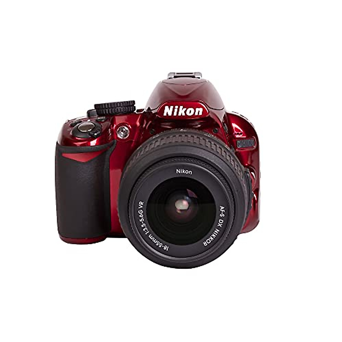 Nikon D3100 14.2MP Digital SLR Camera with NIKKOR AF-S DX 18-55mm f/3.5-5.6 VR Lens Kit - (Red)