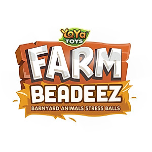 Yoya Farm Freinds DNA Balls - Fidget Stress Ball - Colorful Soft Squishy - Mental Stimulation, Clarity, Focus Tool - Fun Squishies - 6 Pack