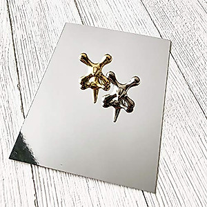 Mirror Silver Metallic Mirricard Cardstock - 8.5 X 11 inch - 100 lb / 12Pt - 10 Sheets from Cardstock Warehouse