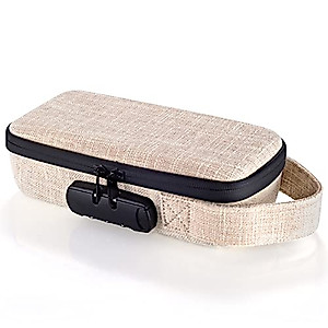 LAYAONE Smell Proof Bag | Smell Proof Stash Box with Combination Lock | Portable Travel Storage Case for Your Accessories | Gift for Men/Women (Regular)