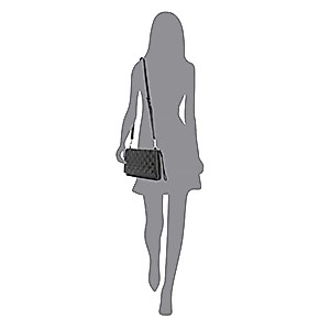 Vince Camuto womens Corah Large Crossbody, Black, One Size US