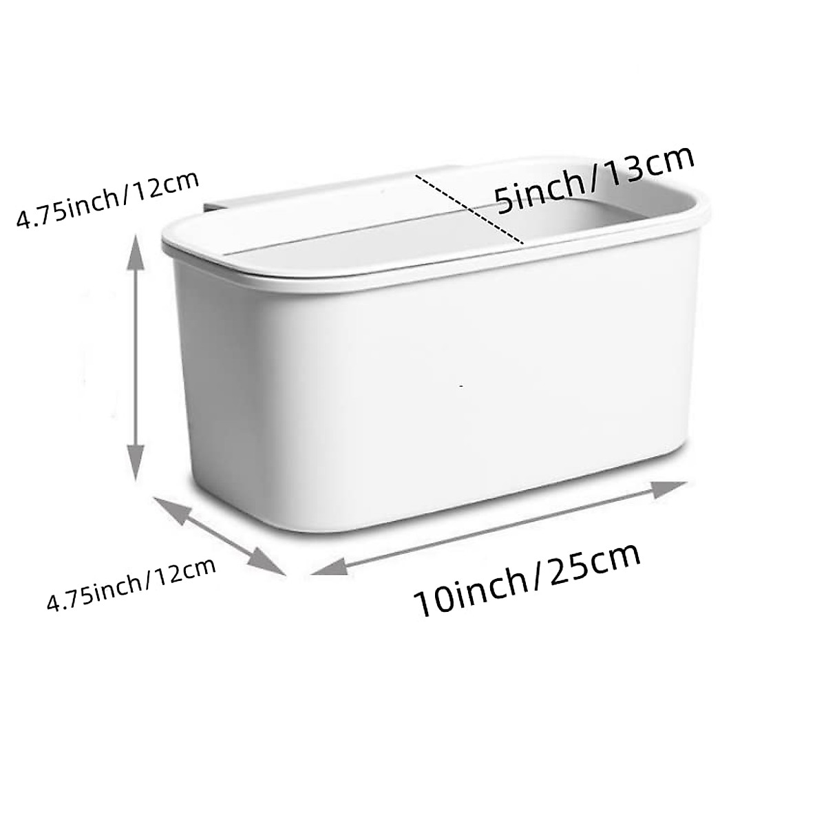 2 Pack Pink Hanging Cup Holders,10x5x4.5"Trolley Basket Storage,Rolling Cart Accessories Hanging Buckets Hanging Bins,Plant Containers,Storage Bucket,Make Up Pencil Holder,Kitchen Storage Container