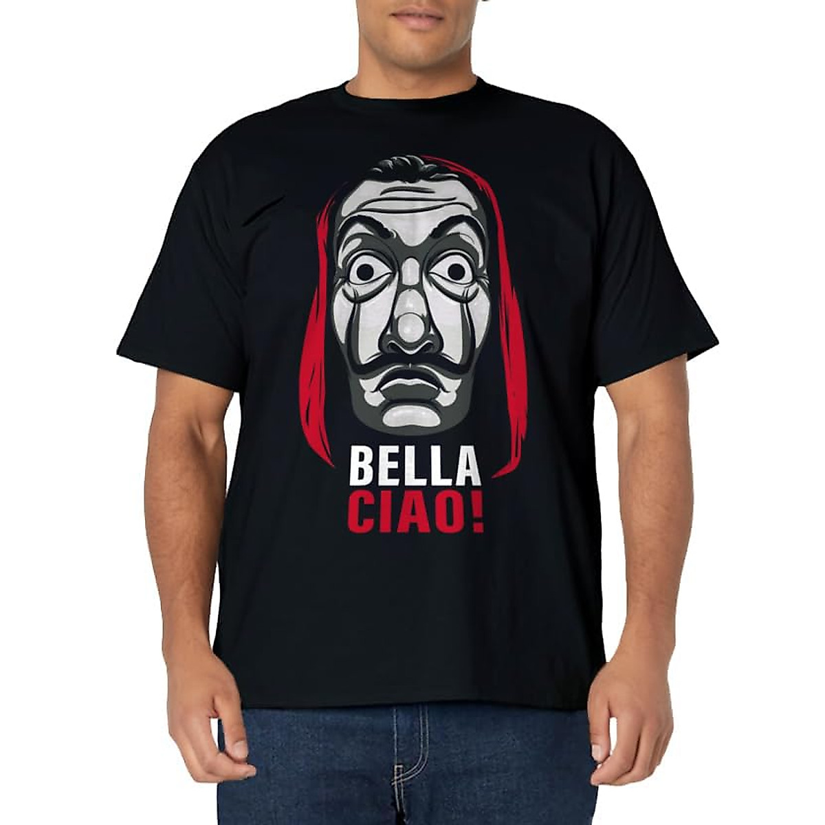 Netflix La Casa De Papel Bella Ciao Mask T-Shirt