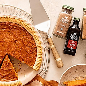 Simply Organic Pure Ground Nutmeg, 2.3 Ounce Jar,Aromatic, Subtly Spicy-Sweet Flavor, Organic, Kosher, No GMO, No ETO