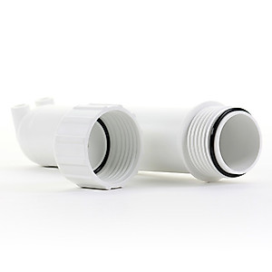 Hydronix MH03-1812WH Reverse Osmosis Membrane Housing for 30, 50, 75, 100, 125 GPD 12" membranes - White, 1/8" NPT Ports