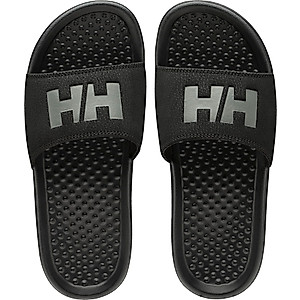 Helly-Hansen Womens Slide Sandals, 990 Black/Gunmetal, 9F