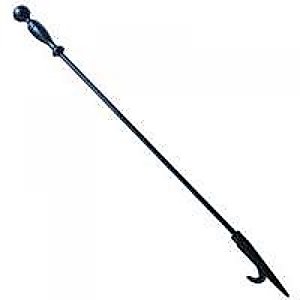 Homebasix Fireplace Poker 27", Black