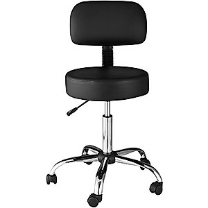 OneSpace Medical Stool, Black
