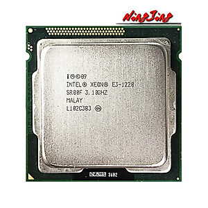 SAAKO Xeon E3-1220 3.1 GHz Quad-Core Quad-Thread CPU Processor 8M 80W LGA 1155 Making Computers Process Data Faster