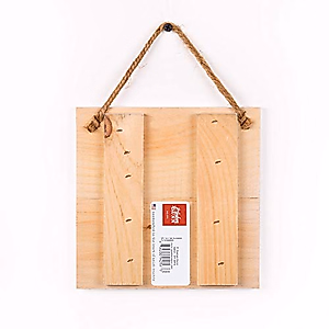 P. Graham Dunn White 7 x 7 Inch Wood Pallet Wall Hanging Sign, Family Little Crazy Loud Lot of Love