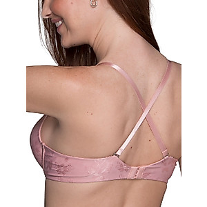 Vanity Fair Ego Boost, Adds Up to One Full Cup Size, Underwire Push Up Bras for Women, Tenderness Jacquard, 38B