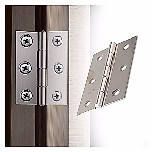 Hinges 20pcs Hinges, Door Hinges, Stainless Steel Butt Hinges, Ball Bearing Hinges, Cabinet Hinges, Suitable for Interior Doors.