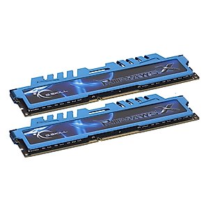 G.SKILL RipjawsX Series (Intel XMP) DDR3 RAM 16GB (2x8GB) 1600MT/s CL9-9-9 1.50V Desktop Computer Memory UDIMM (F3-1600C9D-16GXM)
