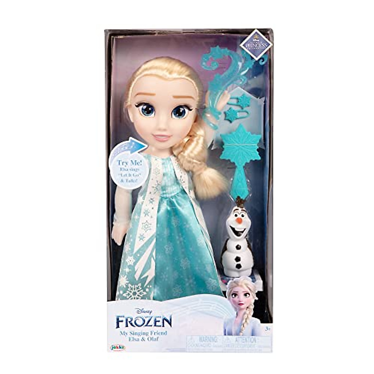 Disney Frozen Elsa Doll Classic My Singing Friend Elsa Doll & Olaf Figure