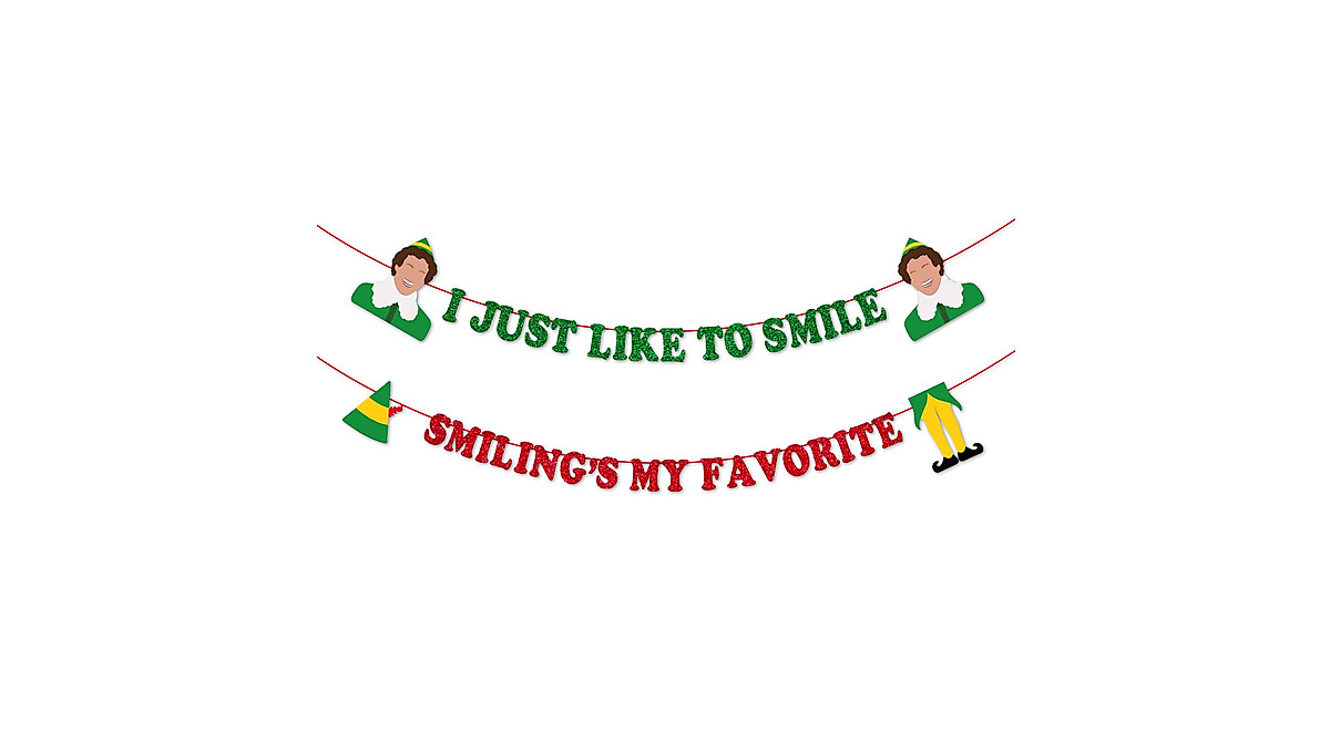 Funny Elf Christmas Decorations - Festive Party Banners