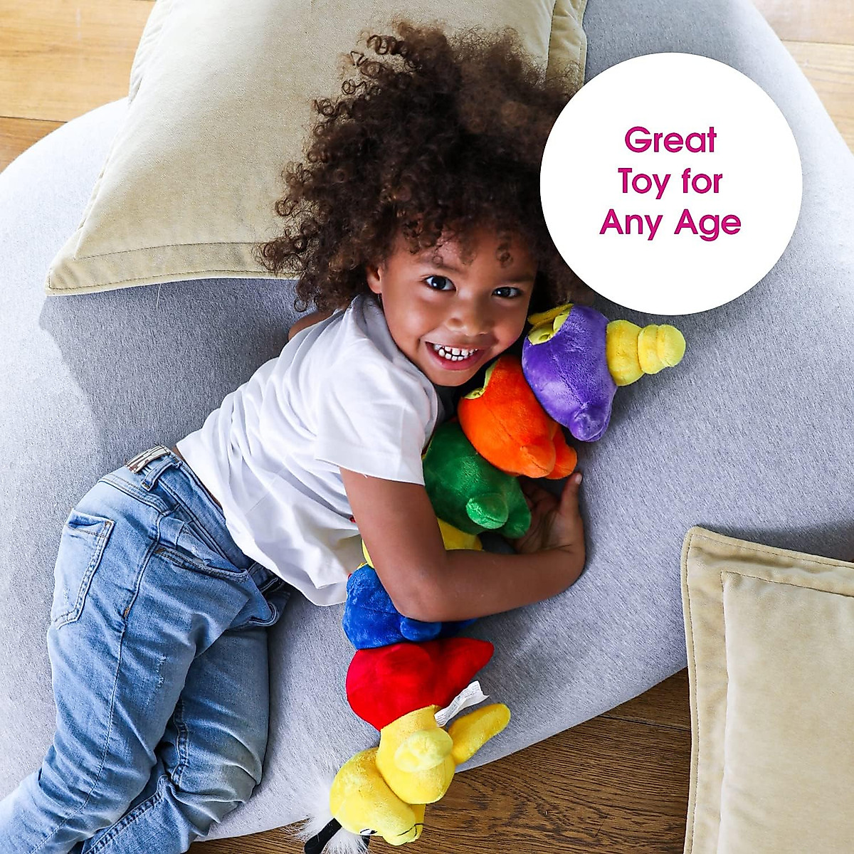 Edushape Dress-A-Pillar Multi-Colored 23"