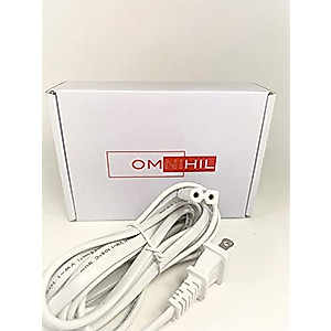 [UL Listed] OMNIHIL White 10FT Long AC Power Cord Compatible with Bose Wave Radio AWR1G1 AWR1-1W AWR11W Lifestyle SA2