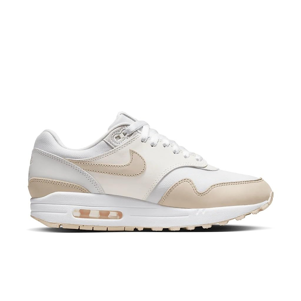Nike Women's Air Max 1 PRM ESS White/Sanddrift-Phantom (FB5060 100) - 8