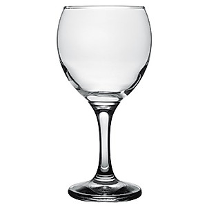 Red Co. Set of 4 Classic Glass 8.75 fl oz Stemmed All-Purpose White Wine Goblets, Clear