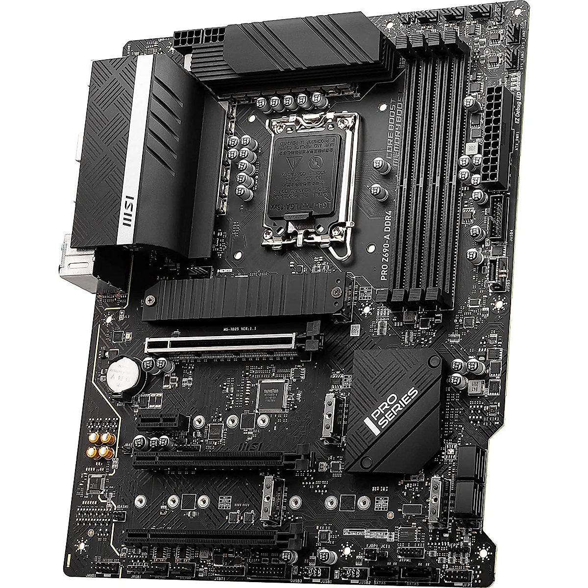 MSI MS-7D25PRO Z690-A DDR4Ɓ-7D25-020,11801-7D25-002STD Opt:B PRO Z690-A DDR4, Z690,LGA1700,4DDR4,3PCI-Ex16,1PCI-Ex1,4M.2,1USB3.2 Gen2 X2, 6USB3, (Renewed)