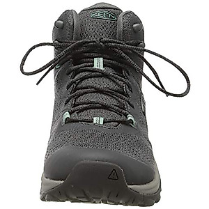 KEEN Women's Terradora 2 Waterproof Mid Height Hiking Boots, Magnet/Ocean Wave, 9 Medium US, 9, 9