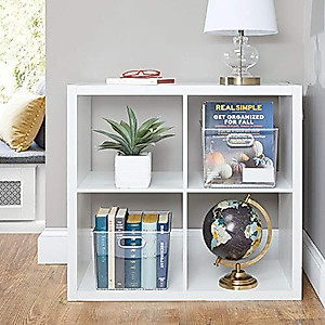 mDesign Plastic Storage Organizer Container Bin, Household Organization for Cabinet, Counter, Drawer, Cubby, and Cupboard, Holds Clothing, Linens, Toys, and Essentials, Ligne Collection, Clear