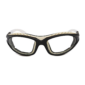 memegege Without Tears Onion Glasses,Anti Fog Anti Scratch Anti-tear Kitchen Gadget Goggles For Cutting Chopping Eye Protect Cooking BBQ(white)