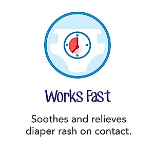 Desitin Maximum Strength Baby Diaper Rash Cream with 40% Zinc Oxide for Treatment, Relief & Prevention, Hypoallergenic, Phthalate- & Paraben-Free Paste, Travel Size, 2 oz (Pack of 6)