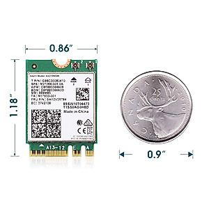 AX210NGW WiFi Card, WiFi 6E 802.11ax Wireless Card Intel AX210 NGW Bluetooth 5.3 Tri-Band 5400Mbps Network Adapter Wireless Module Expand to 6GHz for Laptop Support Windows 10/11 (64bit) M.2/NGFF