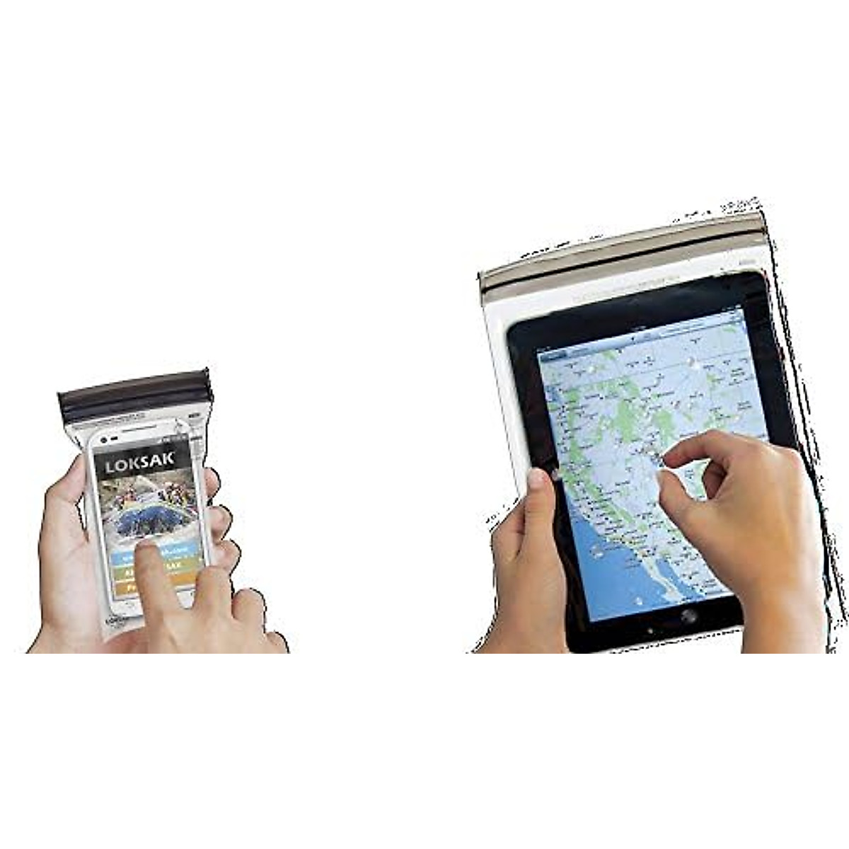 LOKSAK aLOKSAK Resealable Bags Large Multi-Pack (Set of 3 - 12X12", 13X11", 16X24")