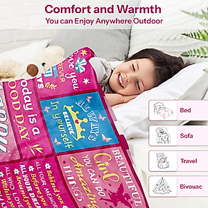 HEIFAM Daughter Birthday Gifts from Mom/Dad, Birthday Gifts for Daughter, Birthday Gift for Daughter, Happy Birthday Daughter Gift Ideas for Girls, 40''x50''