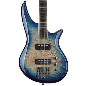 Jackson JS Series Spectra Bass JS3Q, Amber Blue Burst, Laurel Fingerboard