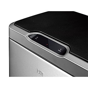 EKO Mirage Sensor Bin 45L, Metal, Matt S/S, 27 x 46 x 65.5 cm