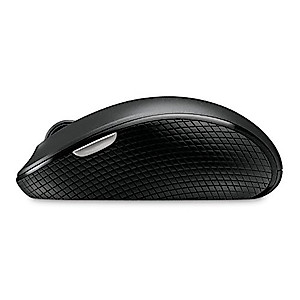 Microsoft Wireless Mobile Mouse 4000 - Graphite. Comfortable Ergonomic design, Wireless, USB 2.0 with Nano transceiver for PC/Laptop/Desktop, works with Mac/Windows Computers