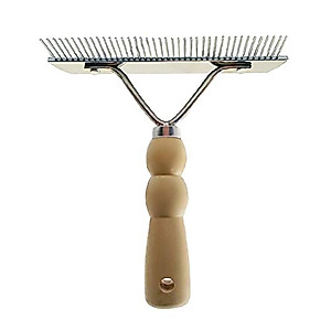 Balacoo Dog Hair Brush Metal Comb Horse Hair Comb Horse dematting brush Hair Cleaning Comb Cleaning Brush Cleaning dog rake Accessory dematting rake Mane Comb Dog Hair Brush Metal Comb