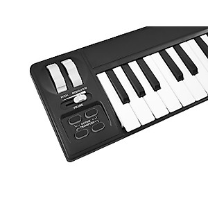 MIDIPLUS AKM320BT USB MIDI Keyboard Controller, Black, Bluetooth