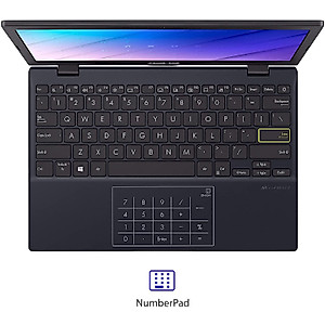 2022 ASUS Laptop L210 11.6” Ultra Thin Student Laptop Computer, Intel Celeron N4020 Processor, 4GB RAM, 320 GB Storage, Windows 10 Home in S Mode with One Year of Office 365 Personal, Star Black