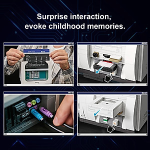 BRICKKK Computer Building Set for Adults: Construction Building Kit for Adults, Collectible Retro Computer Display Model Building Blocks, Creative Hobbies Unique Gift Idea